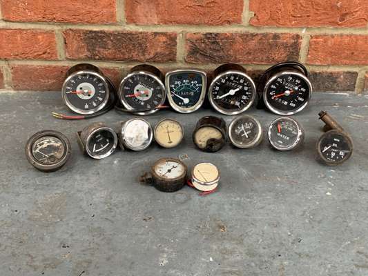 Box Of Classic Car Dials | 6th & 7th April Automobilia | Anglia Car ...