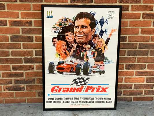 Framed Original Grandprix Poster | 6th & 7th April Automobilia | Anglia ...