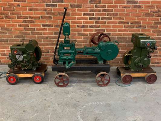 Stationary Engine and two Ruston Hornsby Belt Driven Pumps (3) | 6th ...