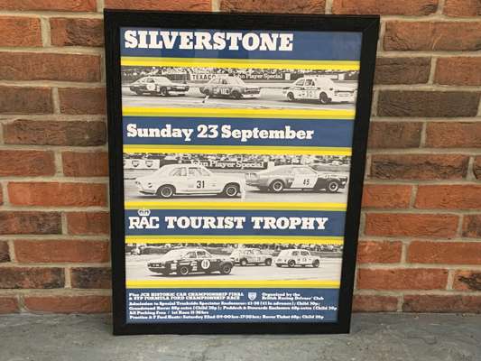 Framed Silverstone RAC Tourist Trophy | 6th & 7th April Automobilia ...