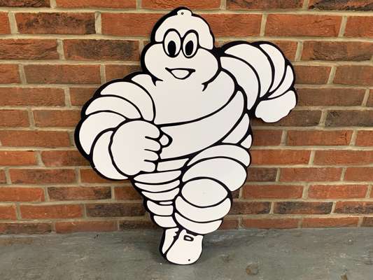Michelin Running Man Large Metal Sign | 6th & 7th April Automobilia ...