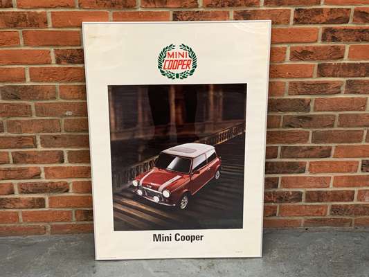 Framed Original 1990 Rover Mini Cooper Poster | 6th & 7th April ...