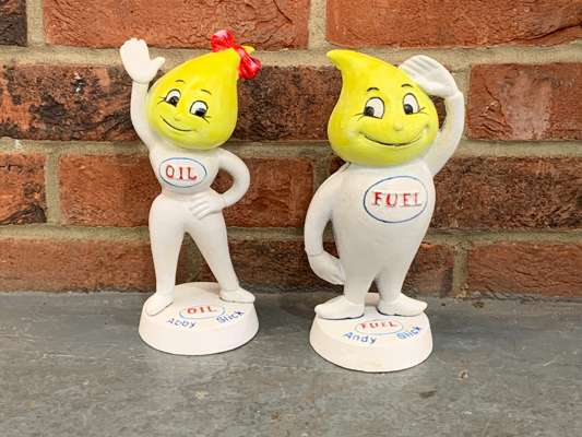 Abby and Andy Slick Cast Iron Money Boxes | 6th & 7th April Automobilia ...