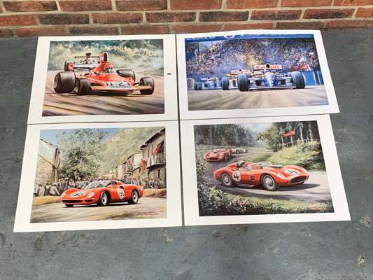 Four Unframed Robin Owens Limited Edition Prints | 6th & 7th April ...