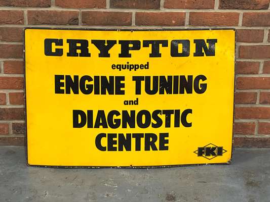 Crypton Engine Tuning and Diagnostic Centre Enamel Sign | 24th & 25th ...