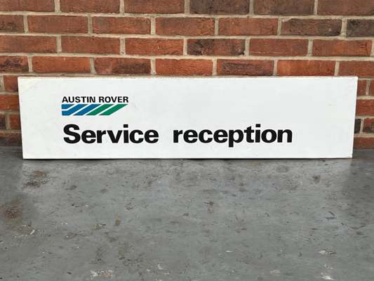Austin Rover Service Reception Metal Sign | 24th & 25th August ...
