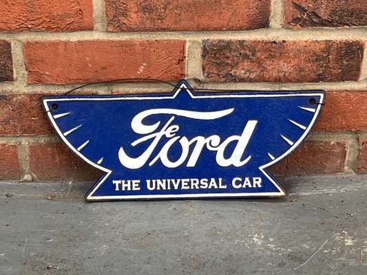 Ford Universal Cast Iron Emblem | 24th & 25th August Automobilia ...