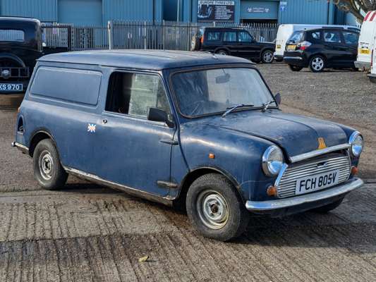 1979 AUSTIN MORRIS MINI 1000 VAN | Sat 2nd & Sun 3rd November | Anglia ...