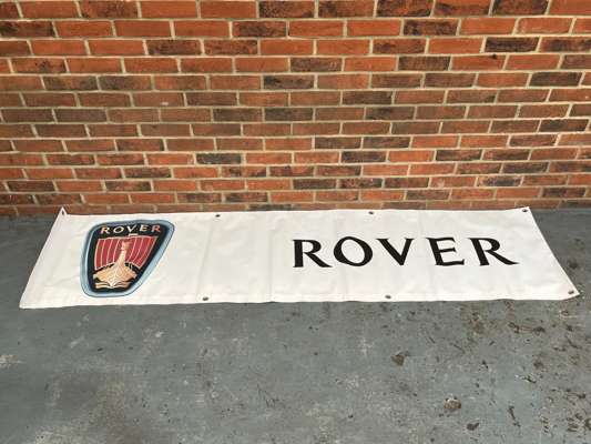 Rover Banner | Sat 2nd & Sun 3rd November Automobilia | Anglia Car Auctions
