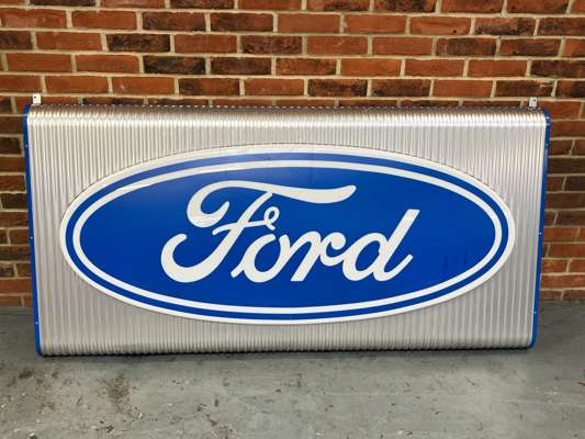 Large Ford Dealership Sign a/f | Sat 2nd & Sun 3rd November Automobilia ...