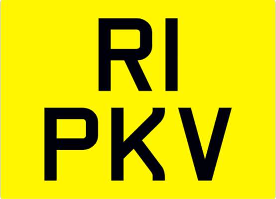R1 PKV Registration Number | Sat 2nd & Sun 3rd November Automobilia ...