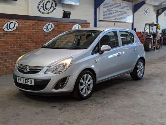 2012 VAUXHALL CORSA ACTIVE AC | Wednesday 15th January 6pm | Anglia Car ...