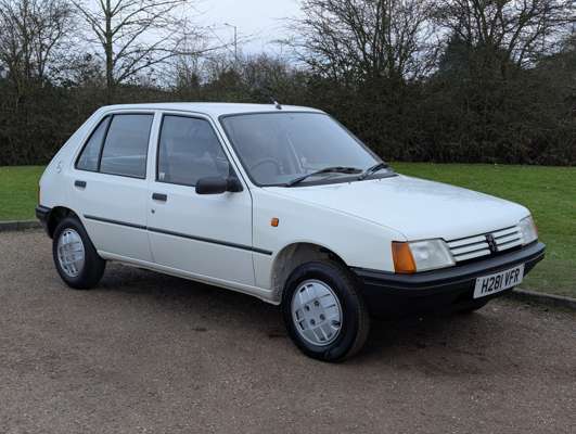 1990 PEUGEOT 205GL | Sat 25th & Sun 26th January | Anglia Car Auctions