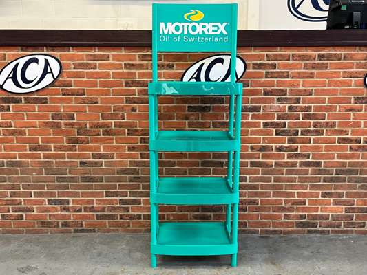 Motorex Oil of Switzerland Plastic Oil Display Stand | Sat 5th April ...