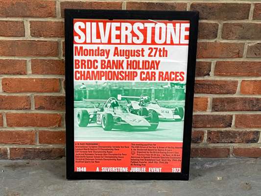 Original Silverstone Framed BDRC Bank Holiday Championship Car Races ...