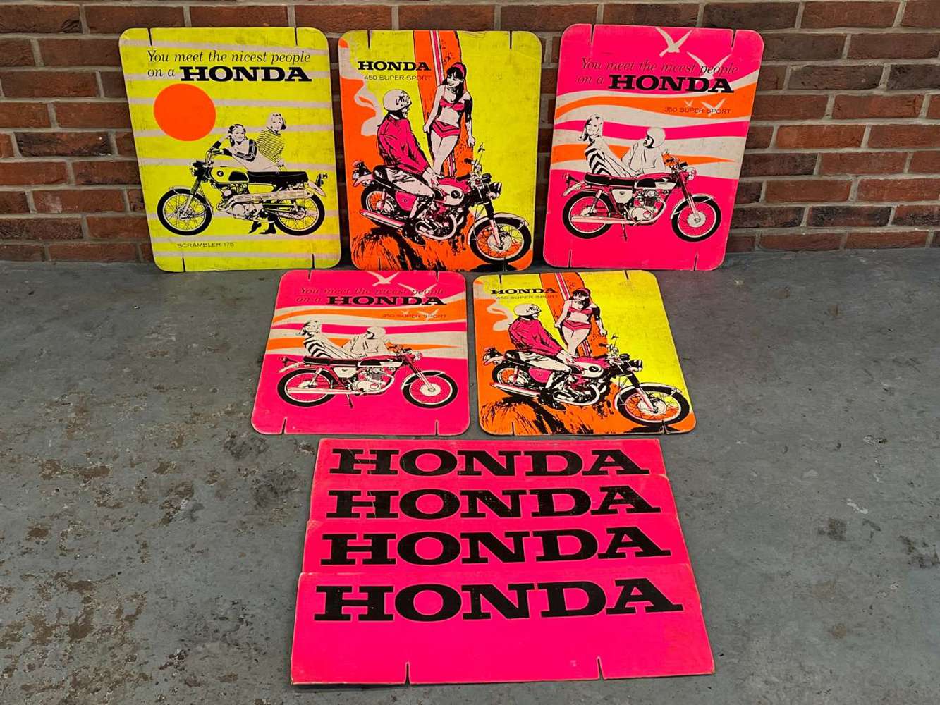 Honda 1980's Cardboard Dealership Display | Sat 5th April Automobilia ...