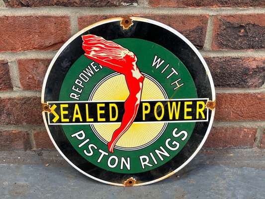 Piston Rings Sealed Power Enamel Sign | Sat 5th April Automobilia ...