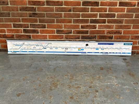 Underground District Line Map | Sat 5th April Automobilia | Anglia Car ...