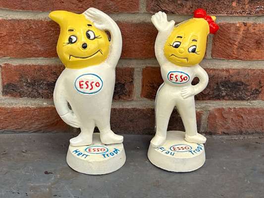 Pair of German Cast Iron Mr and Mrs Drip Figures | Sat 5th April ...