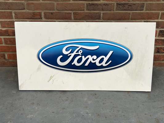 Ford Metal Sign | Sat 5th April Automobilia | Anglia Car Auctions
