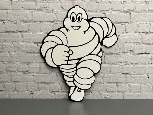Michelin Metal Running Man Sign | Sat 30th August Automobilia | Anglia ...