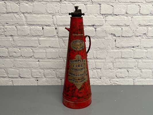 Simplex Conical Fire Extinguisher | Sat 30th August Automobilia ...