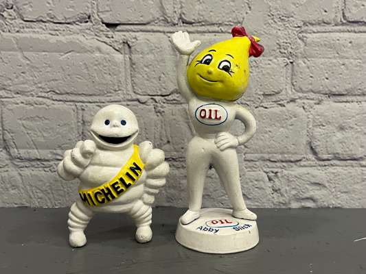 Abby Slick and Michelin Man Cast Iron Money Boxes | Sat 30th August ...