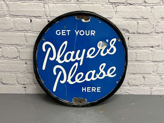 Get Your Players Please Here Enamel Sign | Sat 30th August Automobilia ...