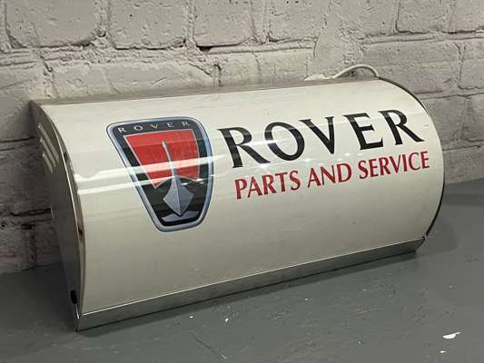 Rover Parts and Service Illuminated Sign | Sat 1st November Automobilia ...