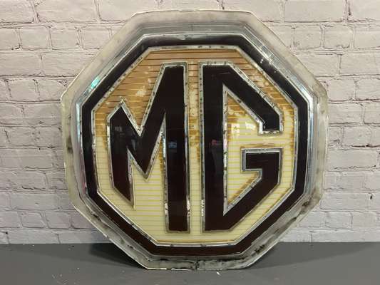 MG Dealership Emblem Sign | Sat 31st January Automobilia | Anglia Car ...